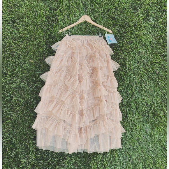 Skirts | New Maribelle Bohemian Tiered Layered Country Western Skirt ...